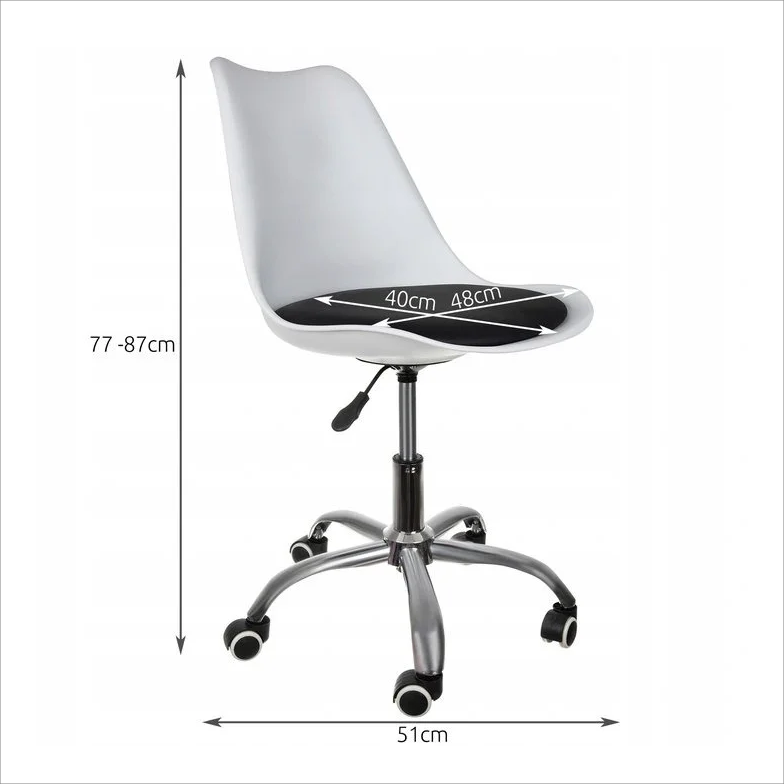 Height-Adjustable Revolving Rotary Office Study Desk Chair DC-P01CF ...